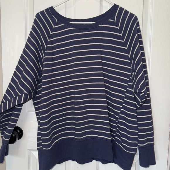 Target | Sweaters | Target Navy And White Striped Crew Neck Sweater ...